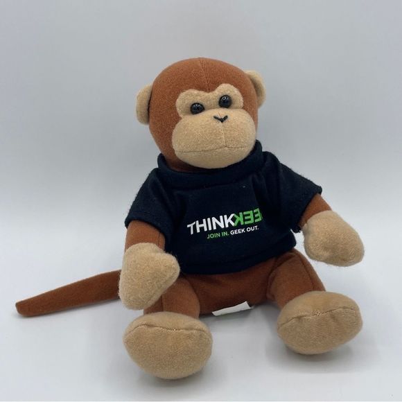 Think Geek | Toys | Thinkgeek Monkey Plush Timmy Brown Tan Sitting ...